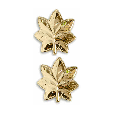 Navy Lieutenant Commander / Major Collar Rank Badges - Hat/Full Size ...