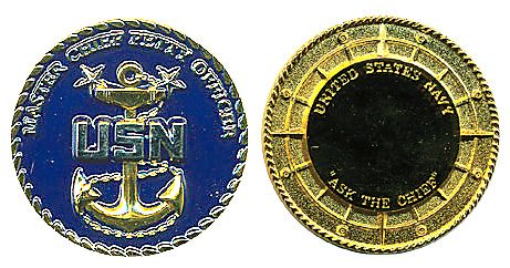 Navy Master Chief Petty Officer Challenge Coin - US Navy Rank Coins ...