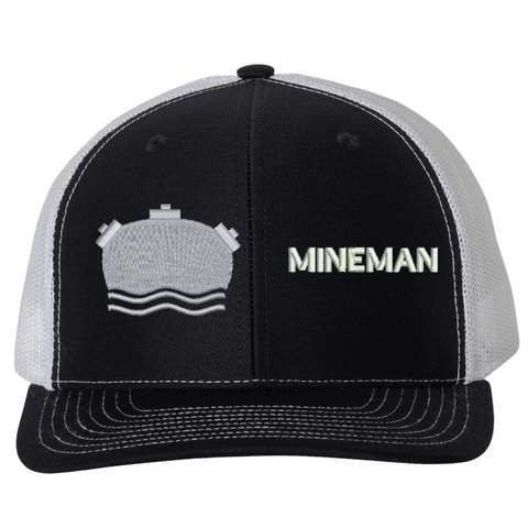 Navy Mineman (MN) Rating USA Mesh-Back Cap - US Navy Rate Split Mesh ...