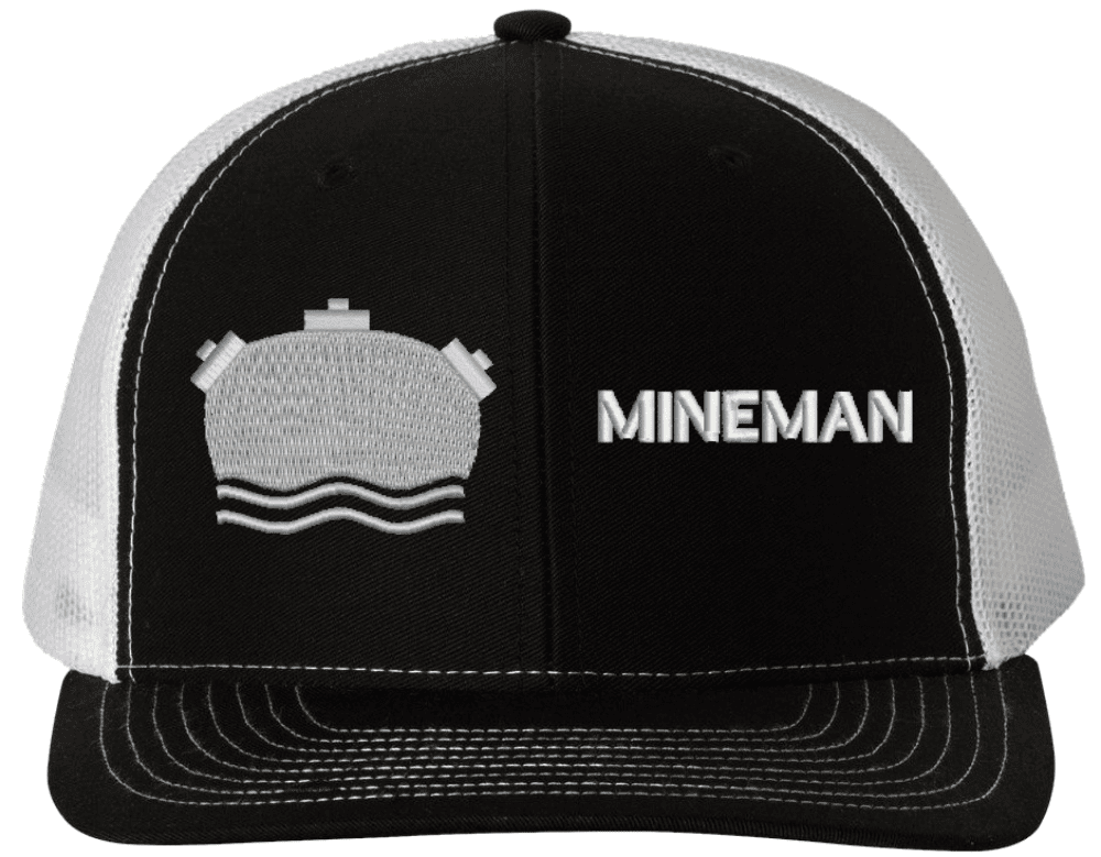 Navy Mineman (MN) Rating USA Mesh-Back Cap - US Navy Rate Split Mesh ...