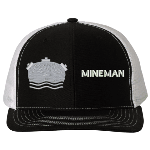 Navy Mineman (MN) Rating USA Mesh-Back Cap - US Navy Rate Split Mesh ...