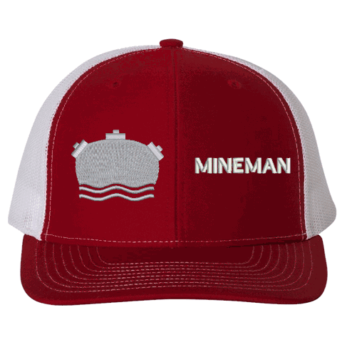 Navy Mineman (MN) Rating USA Mesh-Back Cap - US Navy Rate Split Mesh ...