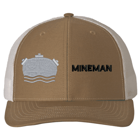 Navy Mineman (MN) Rating USA Mesh-Back Cap - US Navy Rate Split Mesh ...