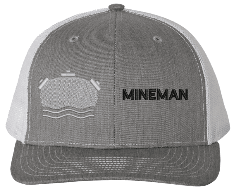 Navy Mineman (MN) Rating USA Mesh-Back Cap - US Navy Rate Split Mesh ...
