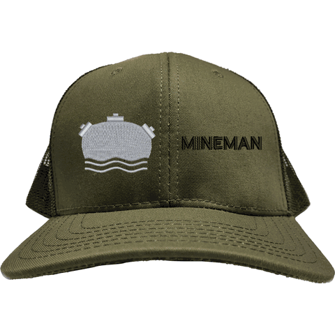 Navy Mineman (MN) Rating USA Mesh-Back Cap - US Navy Rate Split Mesh ...