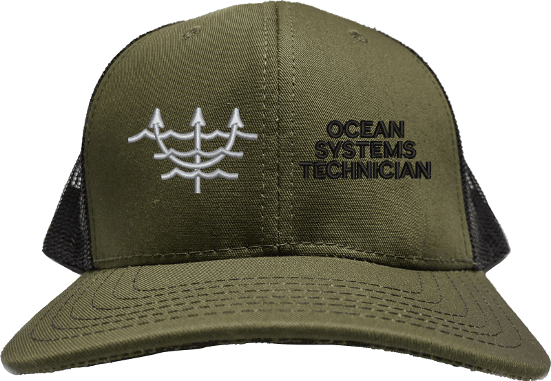Navy Ocean Systems Technician (OT) Rating USA Mesh-Back Cap - US Navy Rate Split Mesh Ball Caps ...