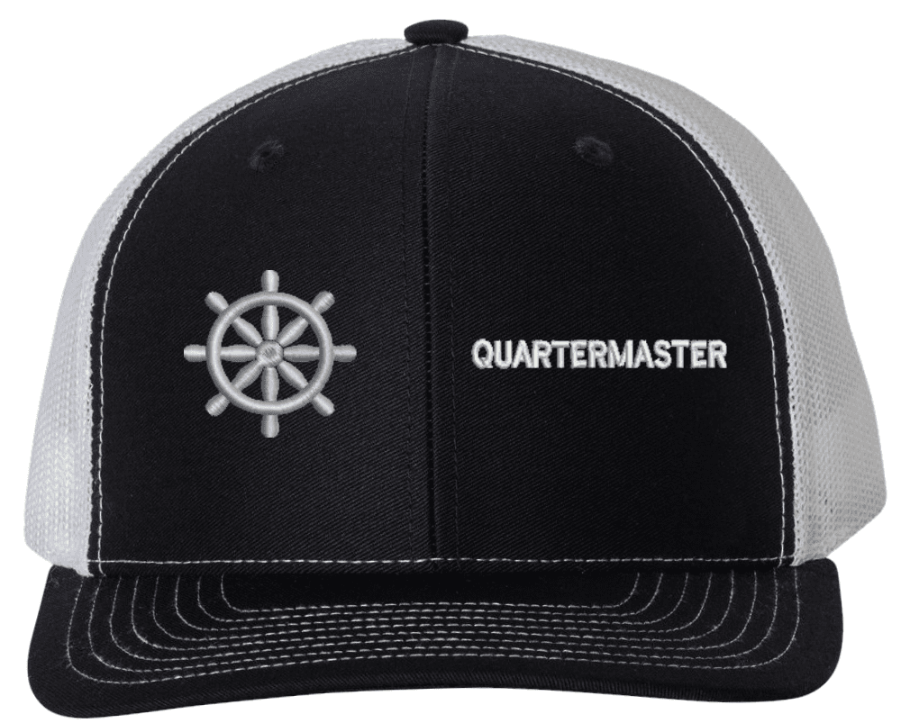 Navy Quartermaster (QM) Rating USA Mesh-Back Cap - US Navy Rate Split ...