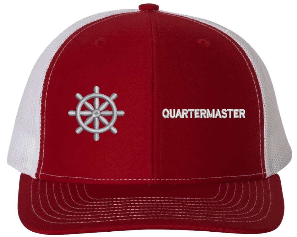 Navy Quartermaster (QM) Rating USA Mesh-Back Cap - US Navy Rate Split ...