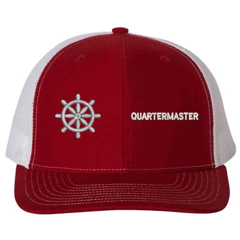 Navy Quartermaster (QM) Rating USA Mesh-Back Cap - US Navy Rate Split ...