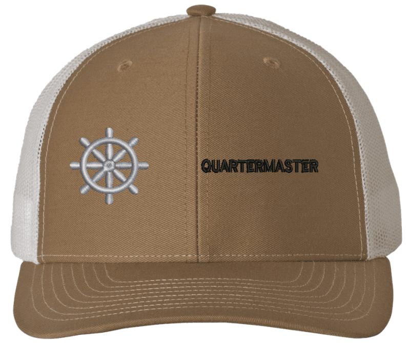 Navy Quartermaster (QM) Rating USA Mesh-Back Cap - US Navy Rate Split ...