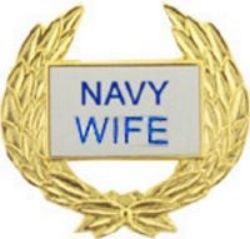 Navy Wife Pin - Navy Pins - PriorService.com