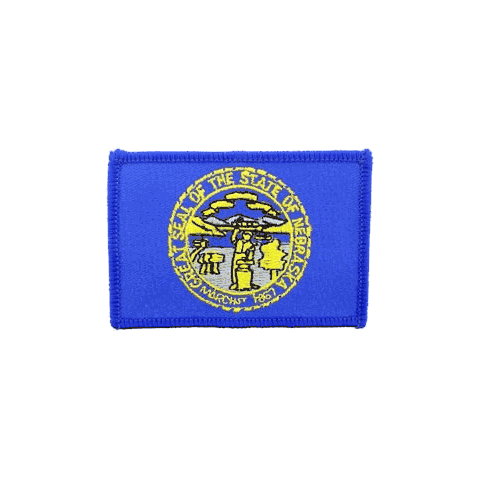 Nebraska Flag Patch - State Patches - PriorService.com