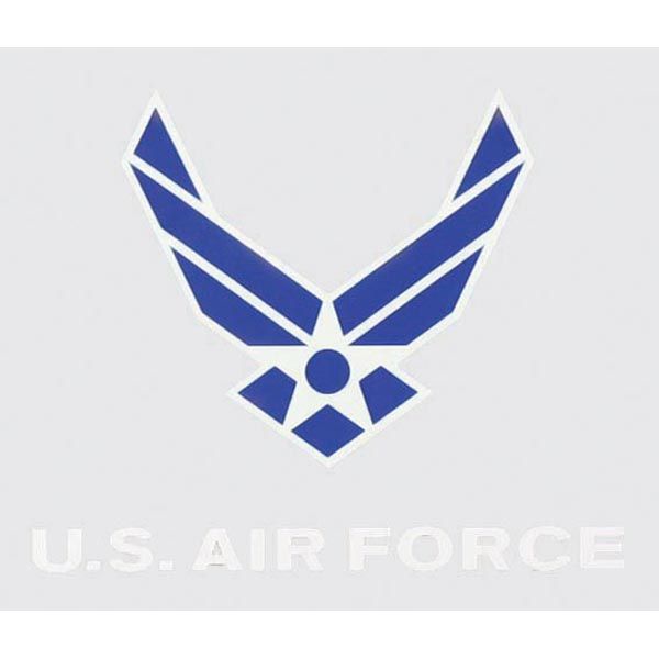 New Air Force Emblem Decal - US Air Force Decals - PriorService.com