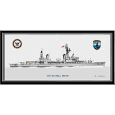 US Navy Ship Prints – Battleship Prints – Navy Destroyer Print ...