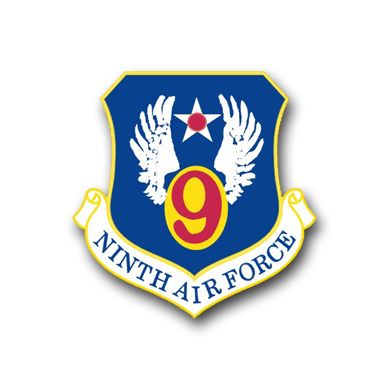 Ninth Air Force Vinyl Transfer Decal - Numbered Air Force Vinyl ...