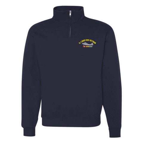 O-1 Bird Dog Vietnam Quarter-Zip - Vietnam Aircraft Quarter-Zips ...