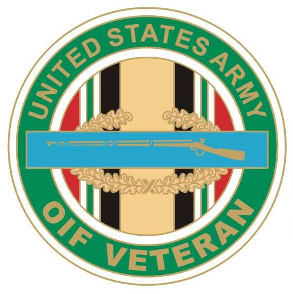 OIF Veteran CIB Pin - 100 pins 20% Off! - PriorService.com
