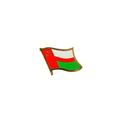Oman Flag Pin - Country Flag Pins - PriorService.com