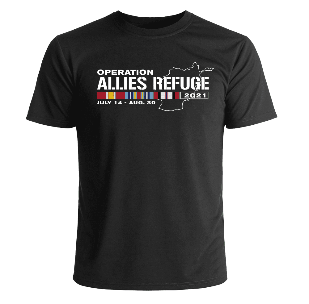 Operation Allies Refuge T-Shirt - Afghanistan Battles & Operations T ...