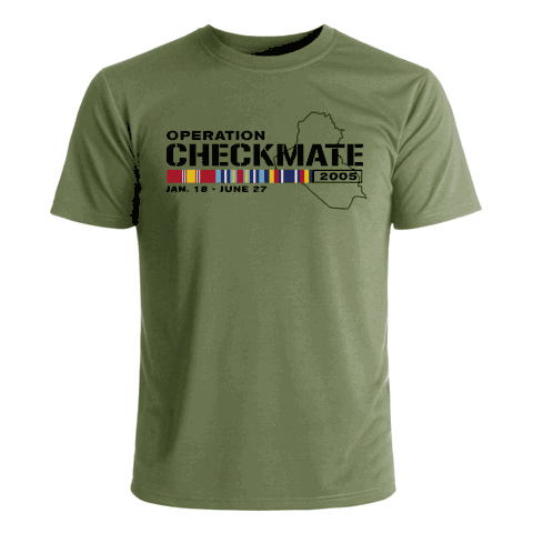 Operation Checkmate T-Shirt - Iraq Operations & Battles T-Shirts ...