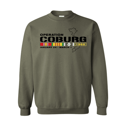 Operation Coburg Vietnam Sweatshirt - Vietnam Battles & Operations Sweatshirts - PriorService.com