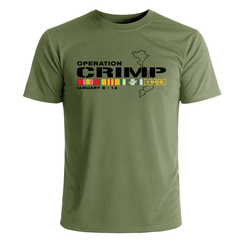 Operation Crimp Vietnam T-Shirt - Vietnam Battles & Operations T-Shirts ...