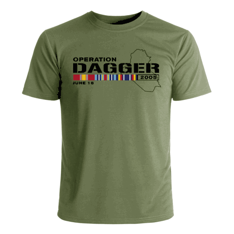 Operation Dagger T-Shirt - Iraq Operations & Battles T-Shirts ...