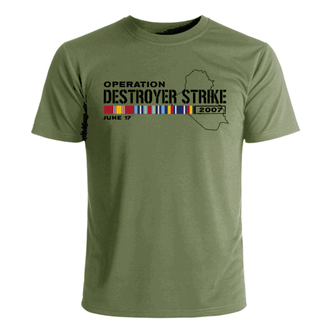 Operation Destroyer Strike T-Shirt - Iraq Operations & Battles T-Shirts ...