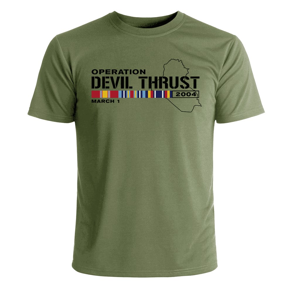Operation Devil Thrust T-Shirt - Iraq Operations & Battles T-Shirts - PriorService.com