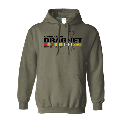 Operation Dragnet Vietnam Hooded Sweatshirt - Vietnam Battles ...