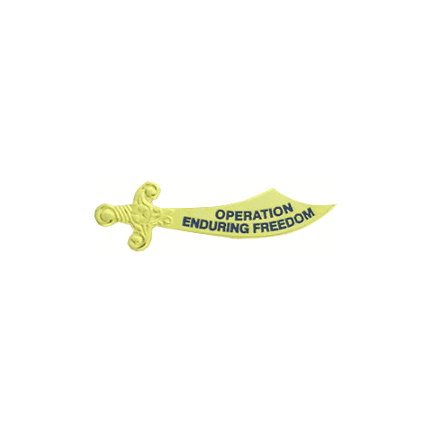 Operation Enduring Freedom Sword Pin - Operation Enduring Freedom Pins ...