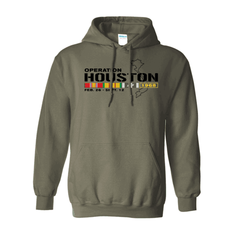 Operation Houston Vietnam Hooded Sweatshirt - Vietnam Battles ...