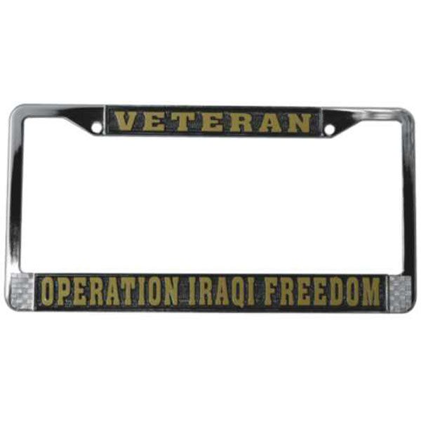 Operation Iraqi Freedom License Plate Frame - License Plate Frames ...