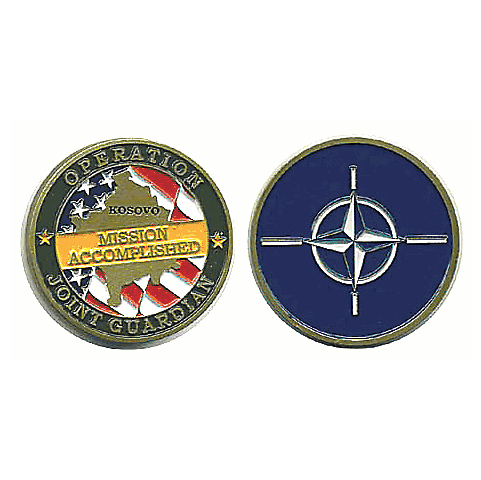 Operation Joint Guardian NATO Challenge Coin - Challenge Coins ...