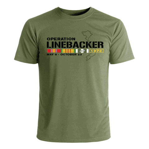 Operation Linebacker Vietnam T-Shirt - Vietnam Battles & Operations T ...