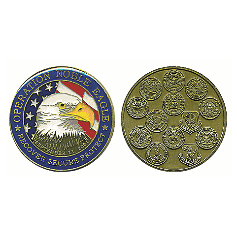 Operation Noble Eagle Challenge Coin - Challenge Coins - PriorService.com