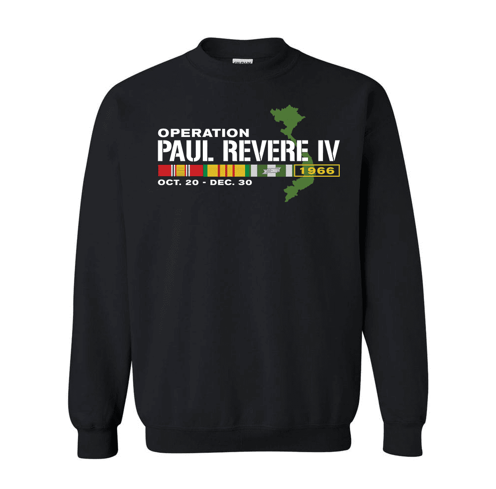 Operation Paul Revere Iv Vietnam Sweatshirt - Vietnam Battles ...