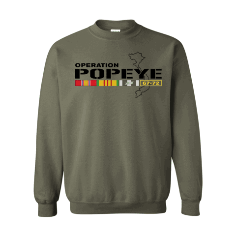 Operation Popeye Vietnam Sweatshirt - Vietnam Battles & Operations ...