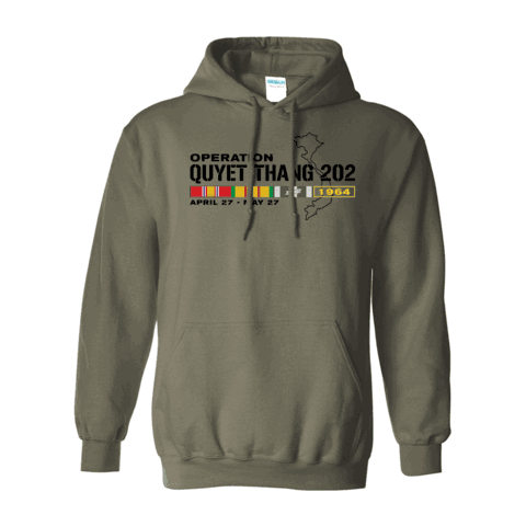 Operation Quyet Thang 202 Vietnam Hooded Sweatshirt - Vietnam Battles & Operations Hooded ...