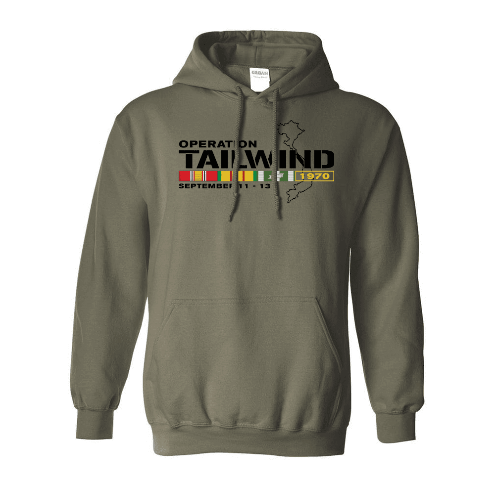 Operation Tailwind Vietnam Hooded Sweatshirt - Vietnam Battles ...