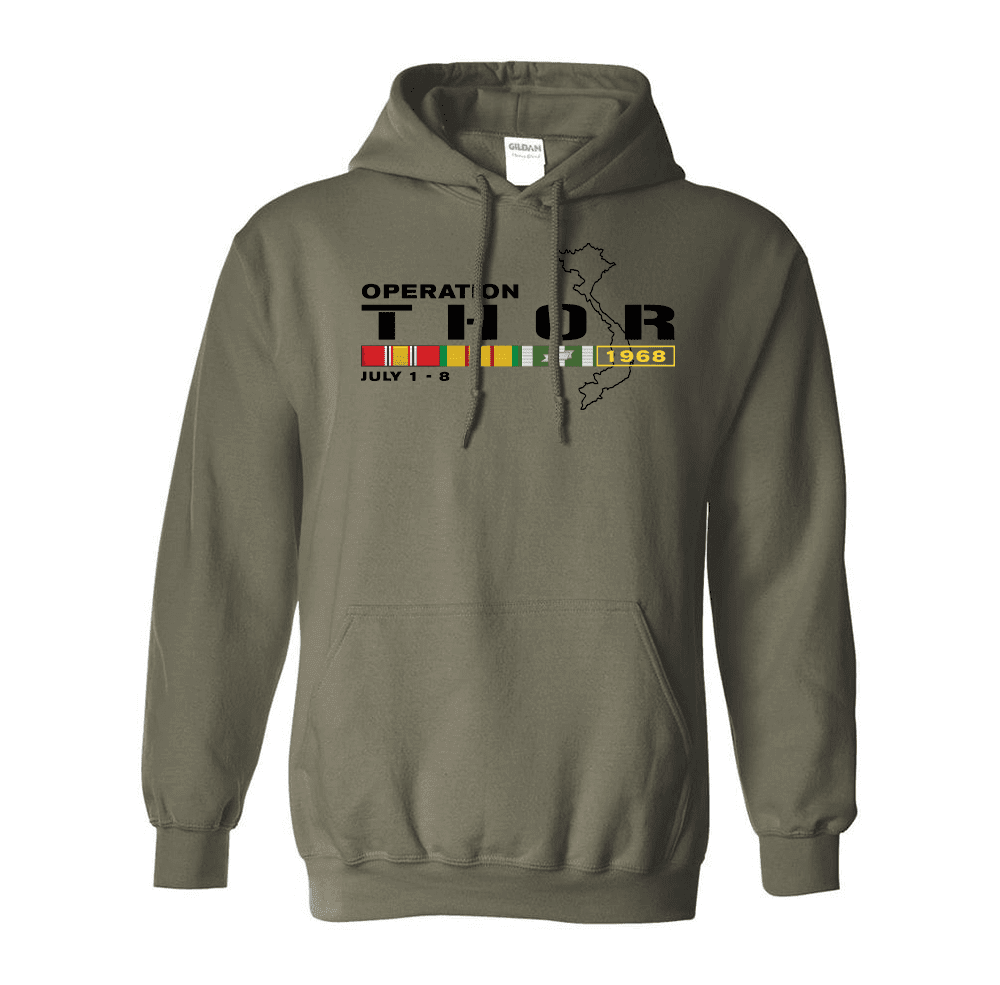 Operation Thor Vietnam Hooded Sweatshirt - Vietnam Battles & Operations Hooded Sweatshirts ...