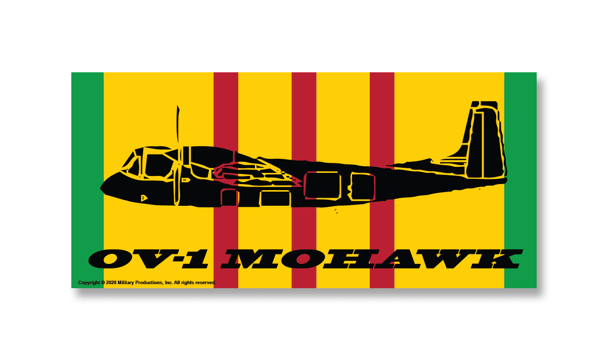 OV-1 Mohawk Vietnam Decal - Vietnam Aircraft Decals - PriorService.com