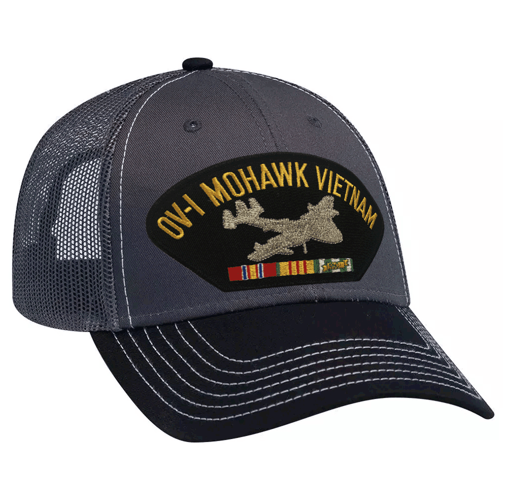 OV-1 Mohawk Vietnam Gray Mesh Cap - New Gray Mesh Caps - PriorService.com