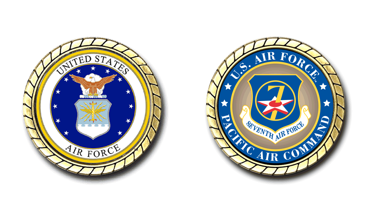 Pacific Air Command Challenge Coin - New US Air Force Command Challenge ...