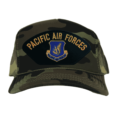 Pacific Air Forces Camo Mesh Cap - New Camo Mesh Caps - PriorService.com