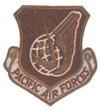 Pacific Air Forces Patch - Desert - Pacific Air Command - PriorService.com