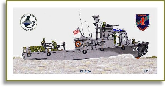 PCF (Swift Boat) Riverine Version Print - Other Ship Prints ...