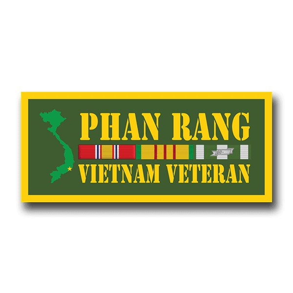 Phan Rang Vietnam Veteran Decal - Vietnam Duty Station Decals ...