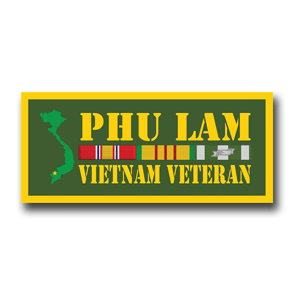 Phu Lam Vietnam Veteran Decal - Vietnam Duty Station Decals ...