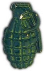 Pineapple Grenade Pin - New Weapon Pins - PriorService.com